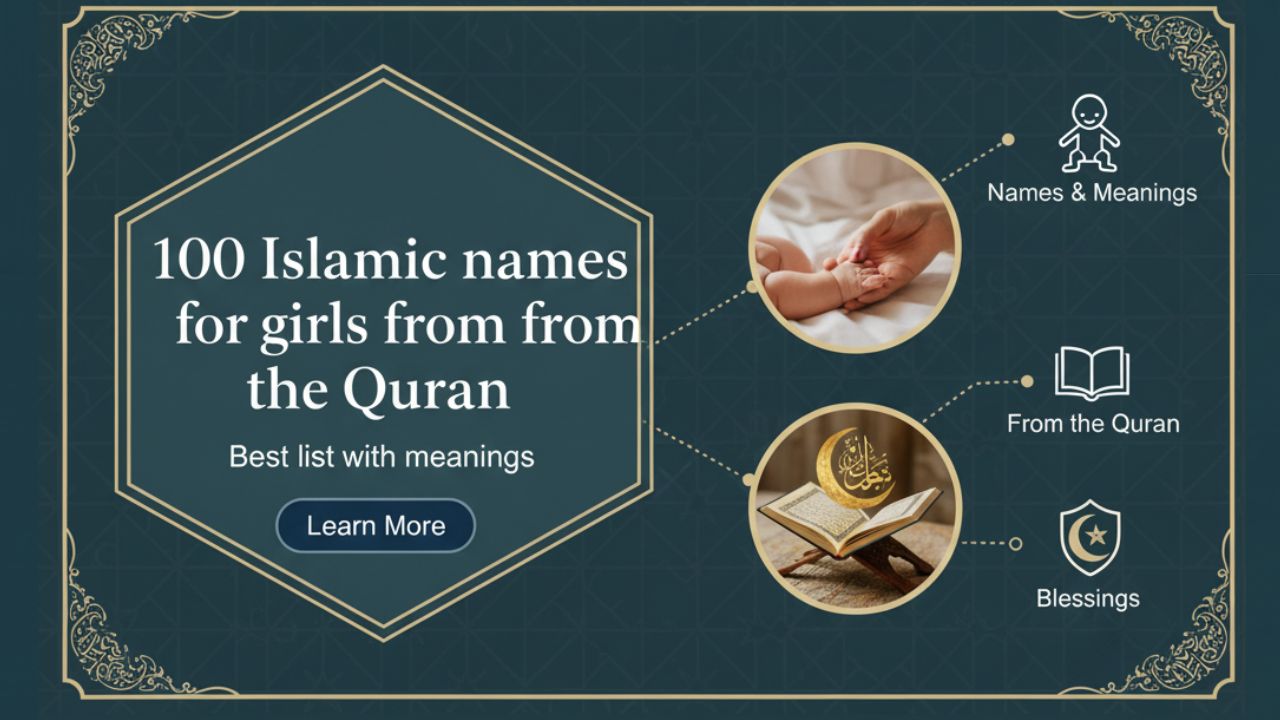100 Islamic Names for Girls from Quran with Meanings | Best Quranic Names